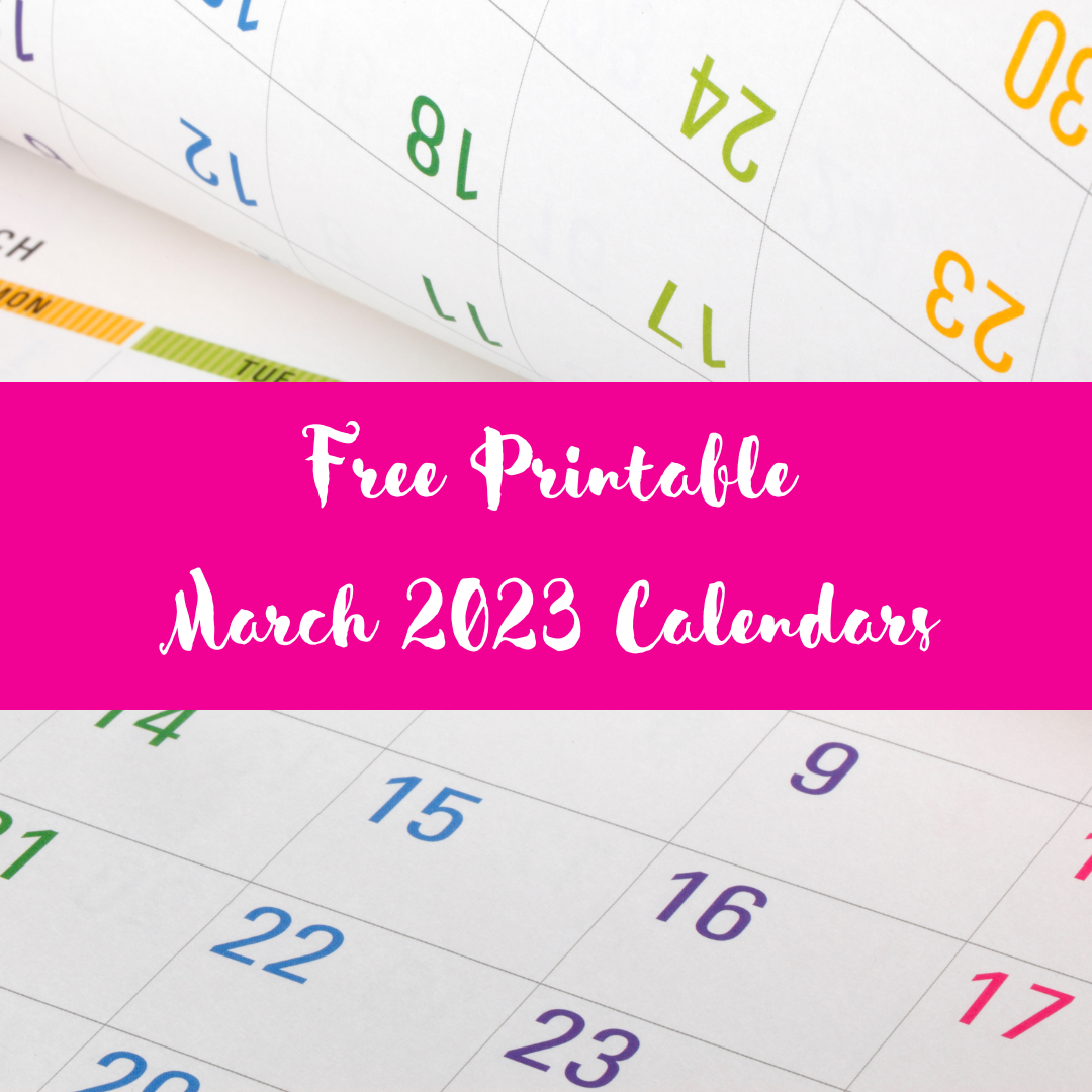 March 2023 Calendar Free Printable 